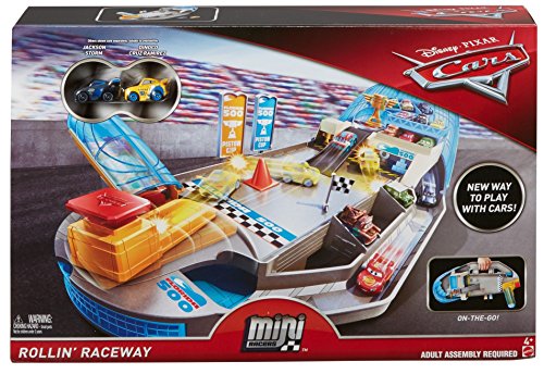 Disney Pixar Cars Mini Racers Rollin' Raceway Playset