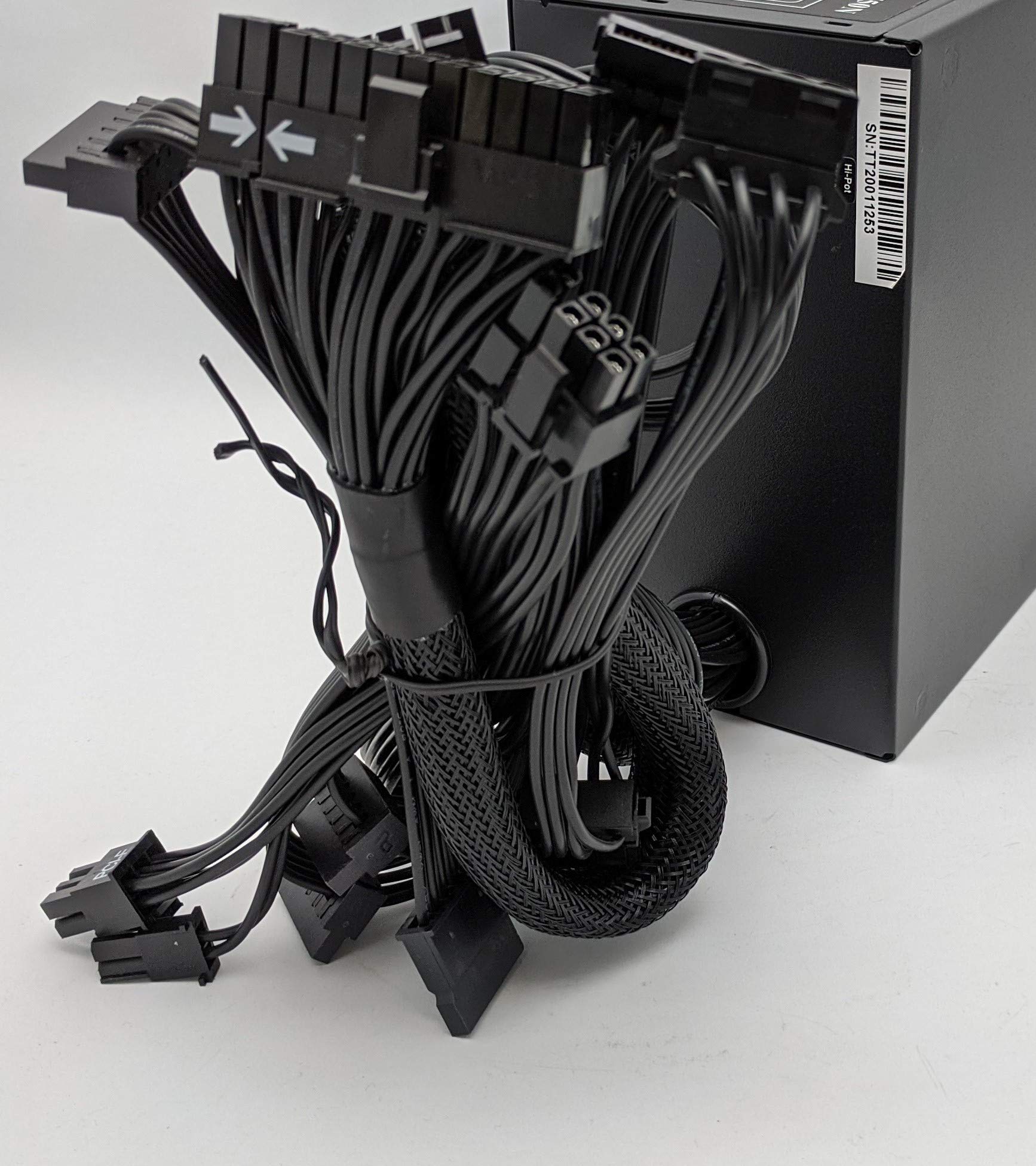 SHARK TECHNOLOGY® ATX-1000-LED Silent 1000W 120mm Blue LED Fan Active PFC Dual PCI-E Gaming PC ATX Power Supply