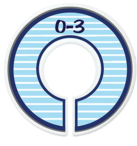 Mumsy Goose Nursery Closet Dividers, Choose Your Sizes Closet Organizers, Baby Boy Clothes Sizers
