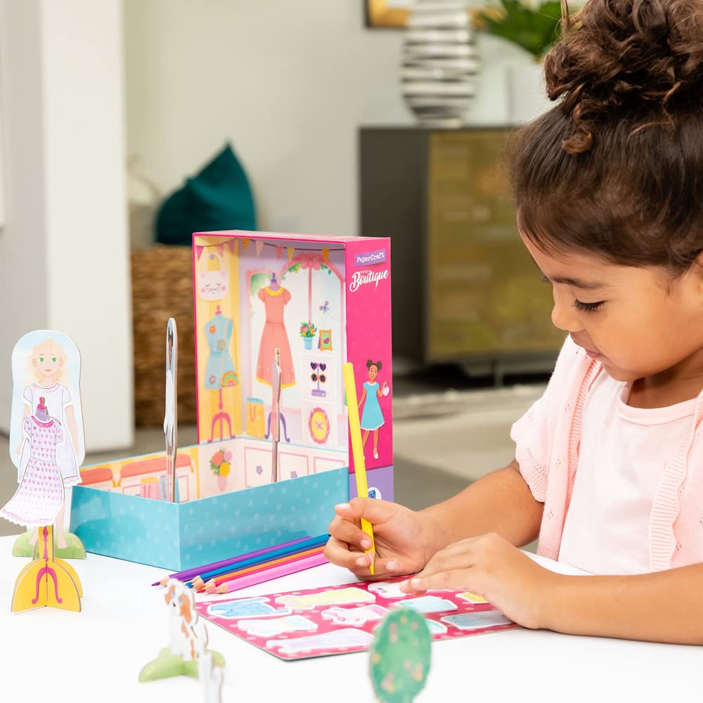 Educational Insights PaperCraft Sweet Boutique, Paper Dolls, Fashion Boutique Toy, Ages 3+