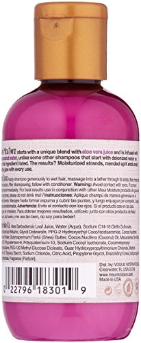 Maui Moisture Heal & Hydrate + Shea Butter Shampoo to Repair & Deeply Moisturize Tight Curly Hair with Coconut & Macademia Oils, Vegan, Silicone-, Paraben- & Sulfate-Free, 33 fl oz