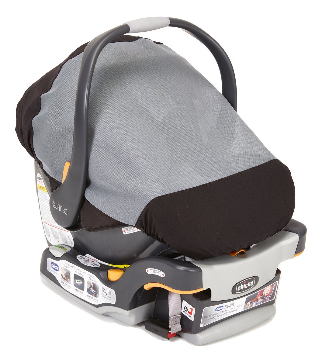 Sashas See Me See You Series Sun Wind and Insect Cover for Chicco KeyFit 30 Infant Car Seat