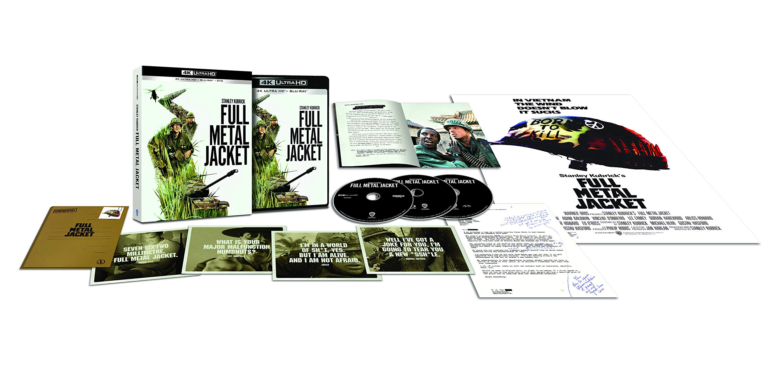 Full Metal Jacket (Blu-Ray & DVD Combo) [ Blu-Ray, Reg.A/B/C Import - France ]