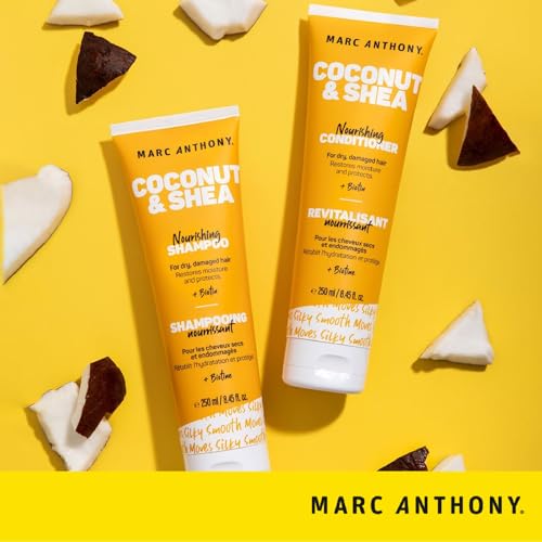 Marc Anthony, Hydrating Coconut Oil Shea Butter Shampoo 8.4 oz Shampoo for Unisex