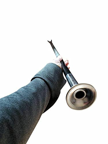 Fireplace Blow Poker Bundle with InstaFire Starter - All in one Fire Poker, Blow Poke, Rake Tool