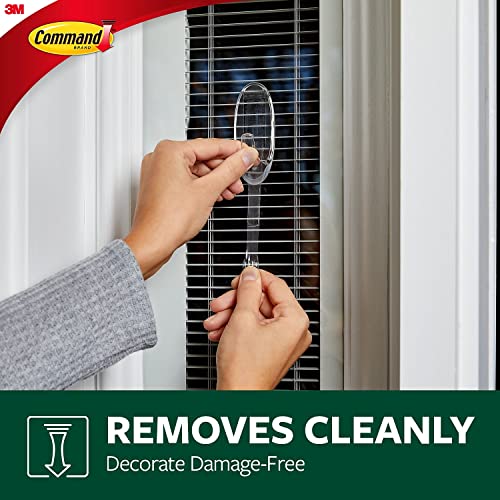 Command Outdoor Large Window Hook, Clear Plastic (17093Clr-Awes)