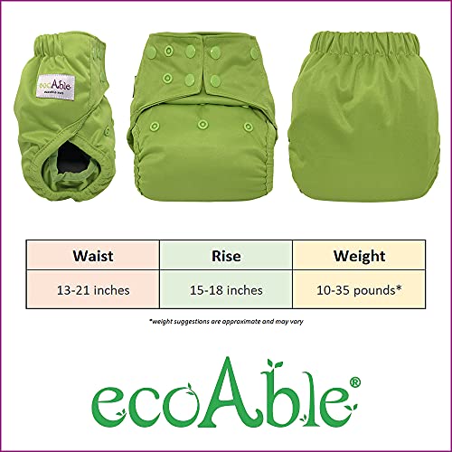 Reusable Waterproof Diaper Cover Shell: for Baby Prefold Cloth Diapers, Flats, Fitted or Inserts (Sky Adventure)