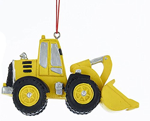Country Marketplaces Construction Truck Ornaments Yellow Bulldozer