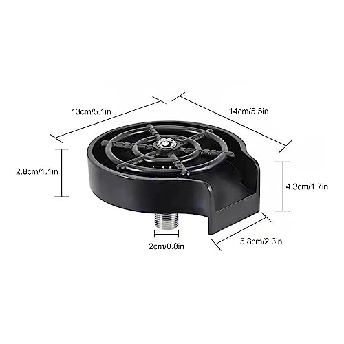 Faucet Cup Washer, Improve Efficiency Easy Operation Automatic High Pressure Cup er Strong Waterflow Labor Saving for Sink
