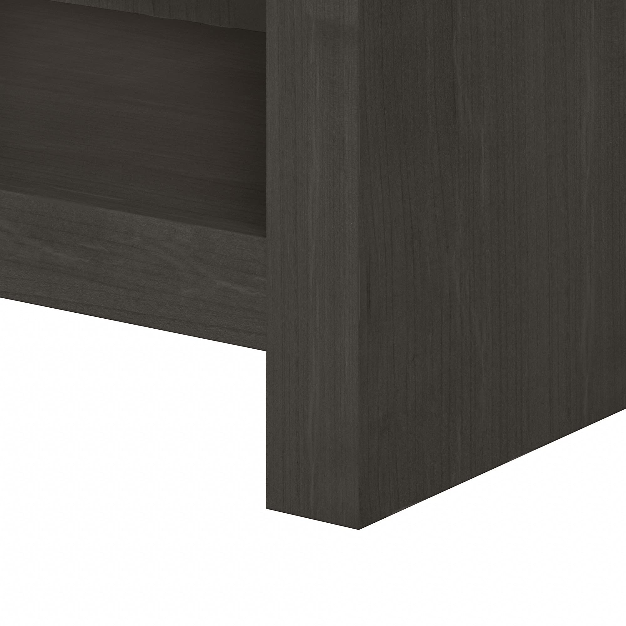 Bush Business Furniture Office by Kathy Ireland Echo 5 Shelf Bookcase in Charcoal Maple