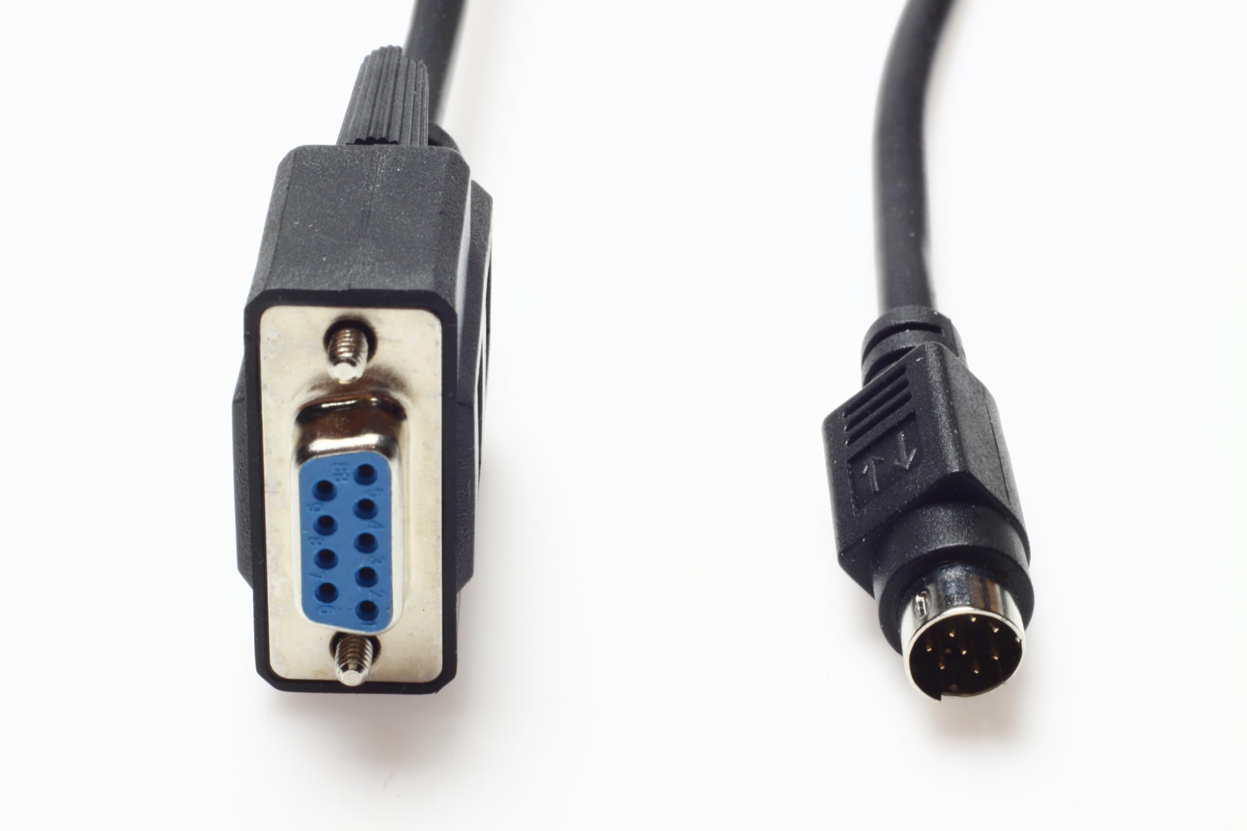 Wirenest 75ft VISCA PTZ Camera Control Cable for Sony EVI/BRC/SRG Series RS232 8 Pin Mini DIN to DB9F Serial
