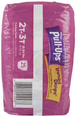 Pull-Ups Learning Designs Training Pants for Girls, 2T-3T, 25 ct