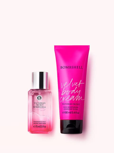Victoria's Secret Gift Set Bombshell 2 Piece Mist & Velvet Body Cream
