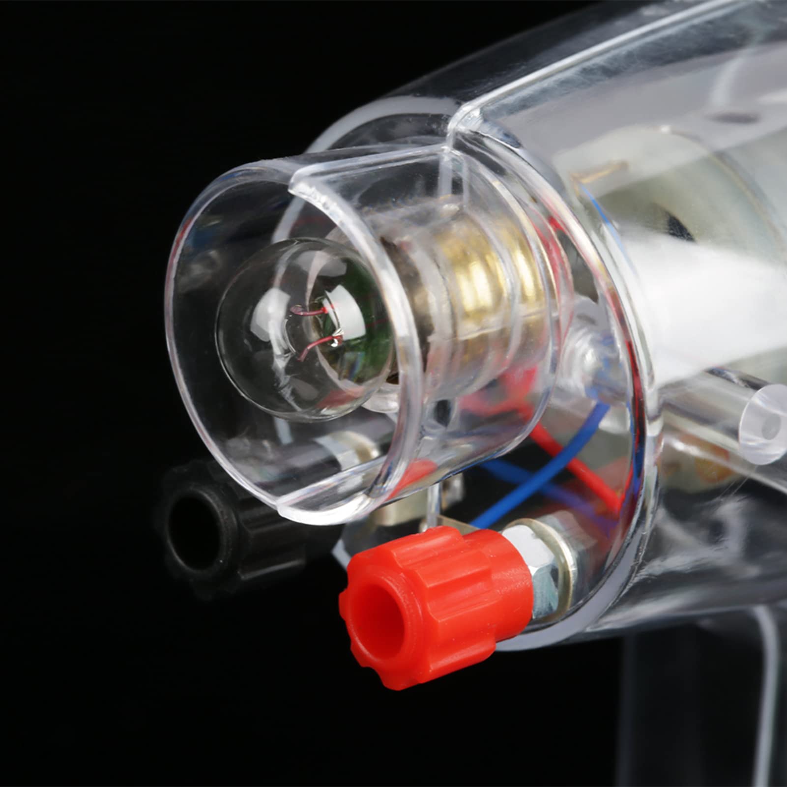Hand Crank Generator, 6.3V DC Hand Cranked Dynamo No Battery Teaching Demonstrations Hand Crank Dynamo