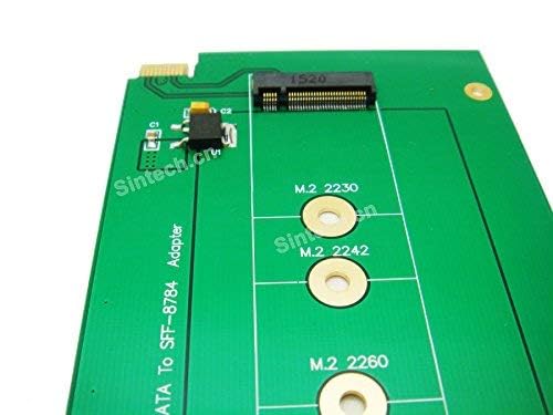 Sintech M.2(NGFF) SATA SSD Card,for Upgrade WD Blue UltraSlim SATA 3 SFF-8784 HDD WD5000MPCK