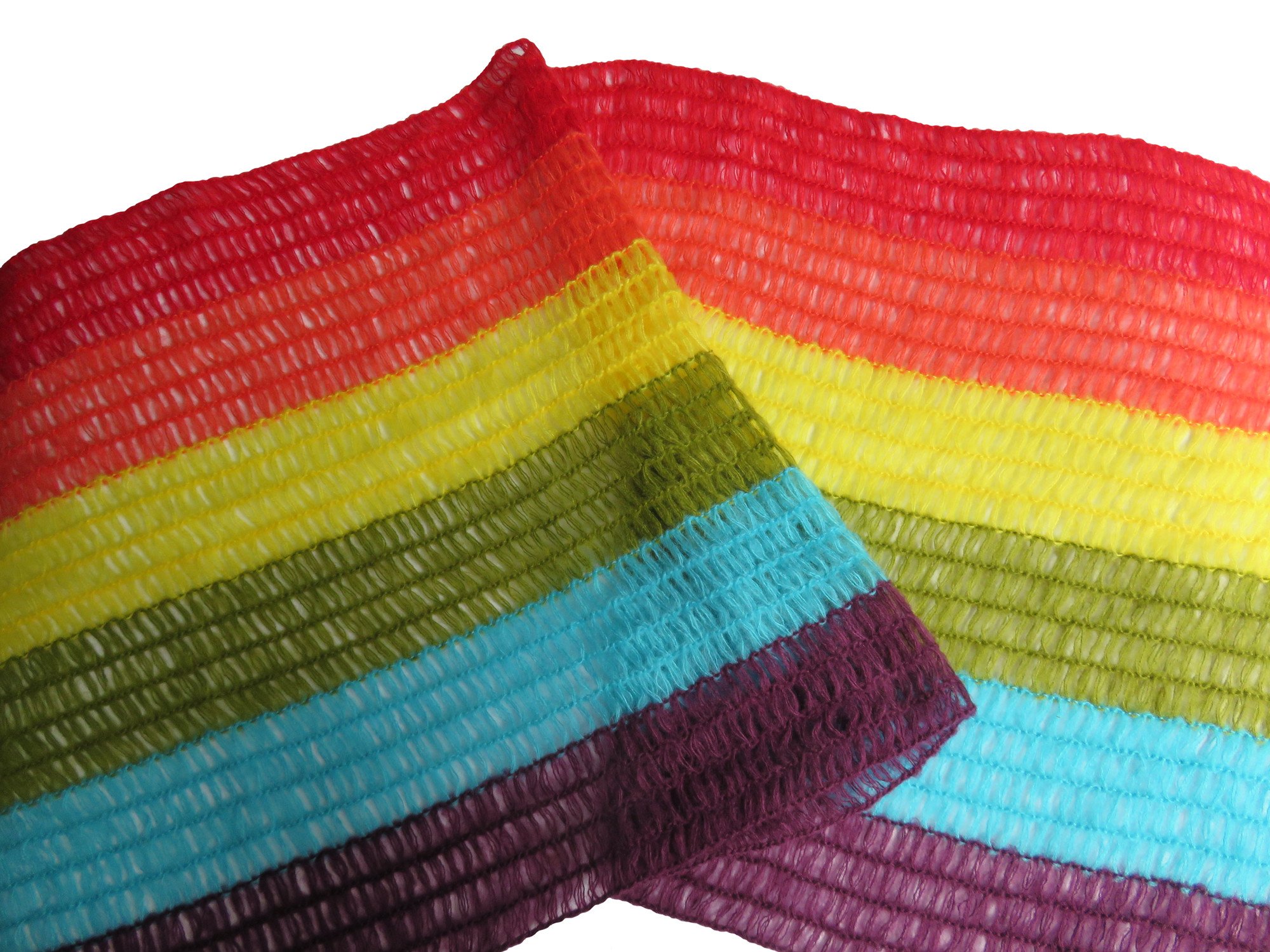 Newborn Baby Stretch Knit Wrap,Photography Photo Props Rainbow Tassel Blanket Include Headband
