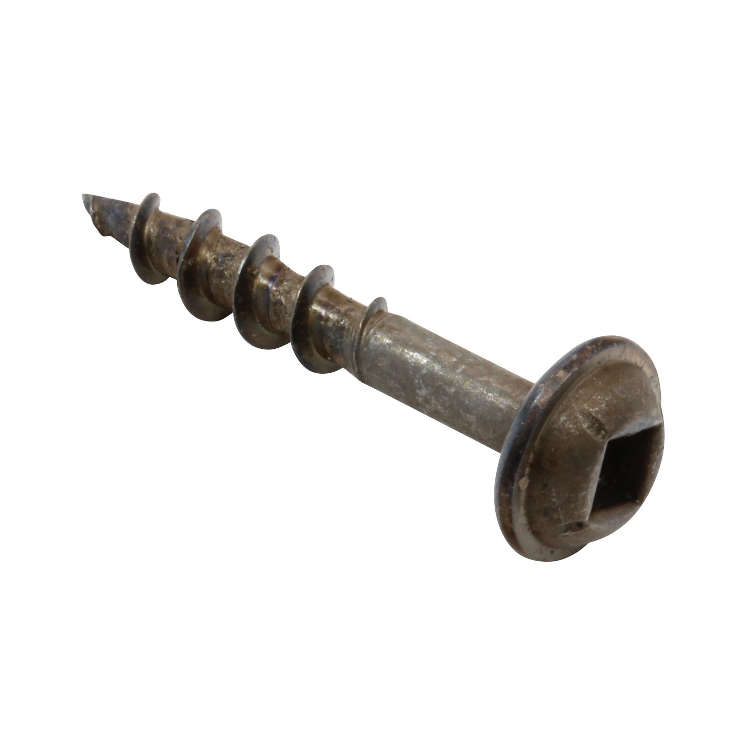 Rok Hardware #8 x 1" Pocket Hole Deck Screws Square Drive Round Washer Head Wood Deep Coarse 1000 Pack