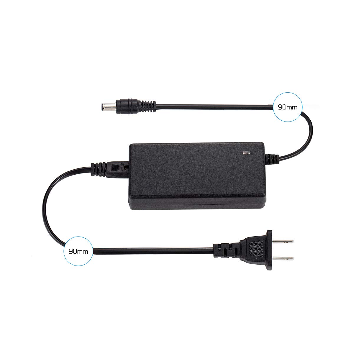 Nobsound DC 19V 4.74A 90W Power Supply Power Adapter Charger Universal 100-240V 50/60Hz AC Input for Amplifier Laptop DAC