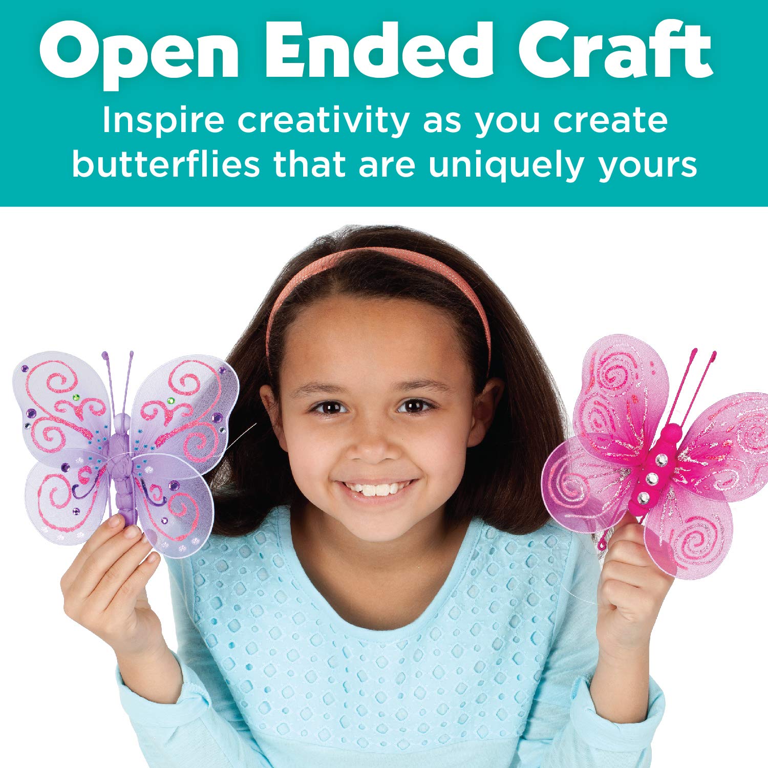 Creativity for Kids Beautiful Butterflies - Make Your Own Butterfly Wall Art & Decor (Packaging May Vary)