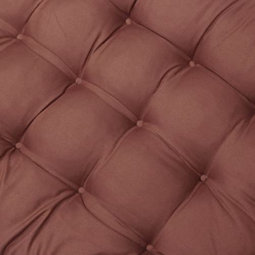 Muellery Rocking Chair Cushion Indoor Patio Soft Cushion Pad 18.9x63in(48x160cm) Brown TPYU134883
