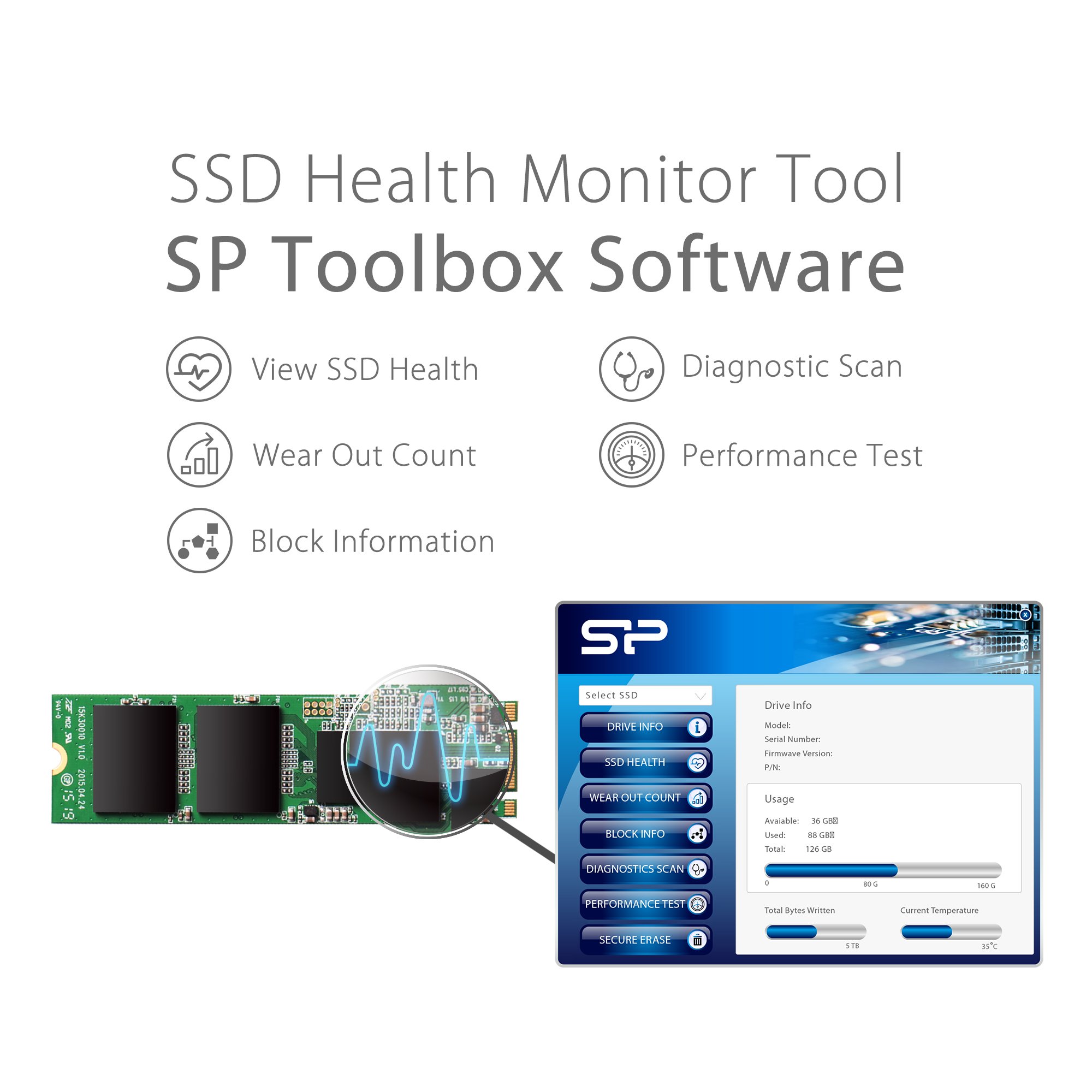 Silicon Power 120GB M55 M.2 2280 SSD With R/W Up To 550MB/s (SLC Cache for Speed Boost) SATA III Internal Solid State Drive for Ultrabooks and Tablets (SP120GBSS3M55M28)