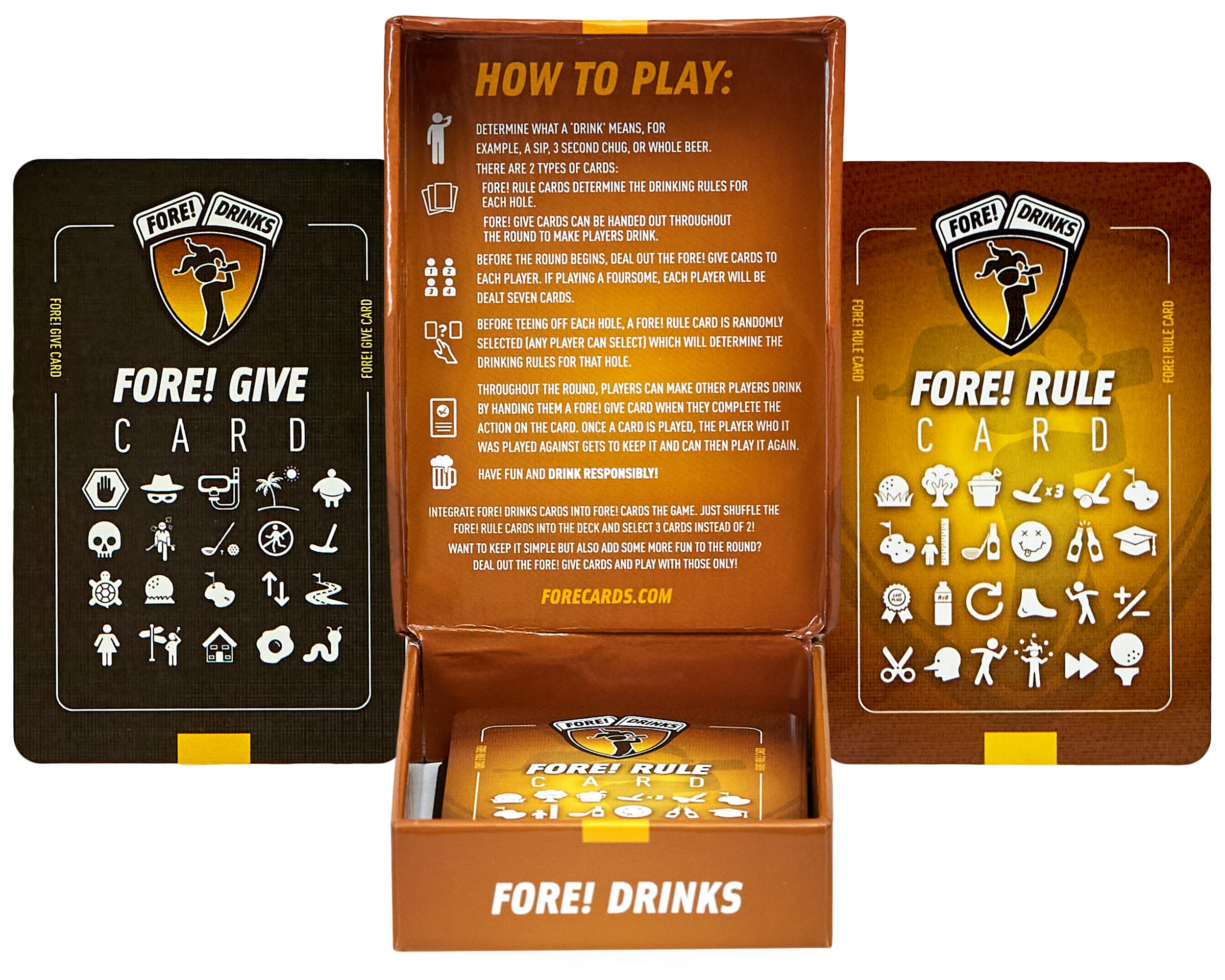Fore! Cards 3 Game Bundle | 3 Fun & Interactive On-Course Golf Games to Suit Every Type of Golf Round | Never Play a Boring Round Again | Save Over 25%