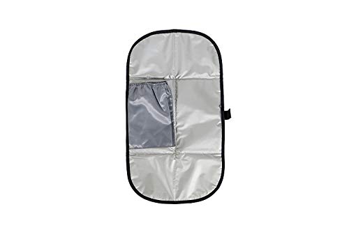 NursElet Baby Diaper Changing Pad, Portable Built-in Pockets Diaper Changing Mat, Compact Wristlet Diaper Clutch, Infant and Toddler Waterproof Diaper Change Pad, Must Have Baby Essential (Black)
