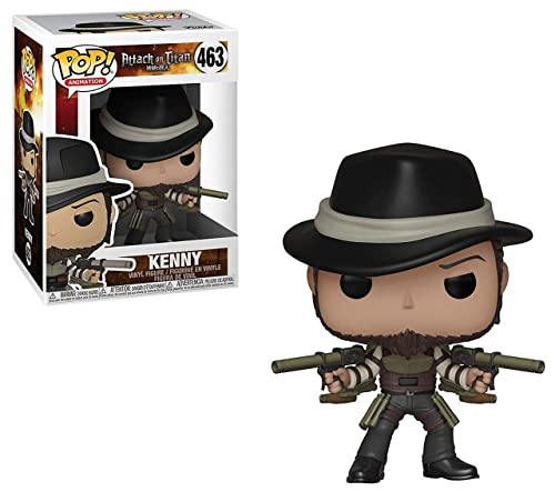 Funko Attack on Titan - Kenny Ackerman Pop! Vinyl Figure (Bundled with Compatible Pop Box Protector Case)