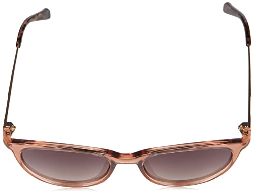 Fossil Women's Female Sunglasses Style FOS 3127/S Cat Eye, Brown/Polarized Brown Gradient, 54mm, 18mm