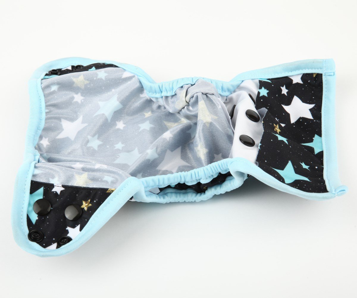 Sigzagor Newborn Baby Diaper Nappy Cover 8lbs-10lbs (Stars)