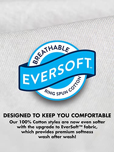 Fruit of the Loom mens Short Sleeve Pocket T-shirt Underwear, 6 Pack - Assorted Earth Tones, Large US