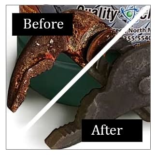 Quality Chemical Oxy-Gone Rust Remover and Metal Treatment / Rust Repair / Prepares surfaces for painting / 1 gallon (128 oz.)