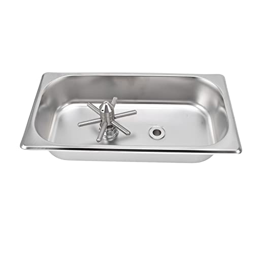 Glass Cup Washer, Rustproof Glass rinser Auto rotation Thickened For Kitchen(medium B-1212-01)