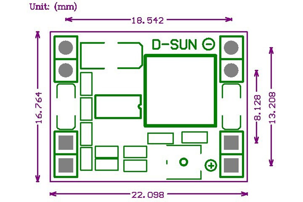 Qunqi 5pack MP1584EN Ultra Small DC-DC 3A Power Step-Down Adjustable Module Buck Converter 24V to 12v 9V 5V 3V for Arduino