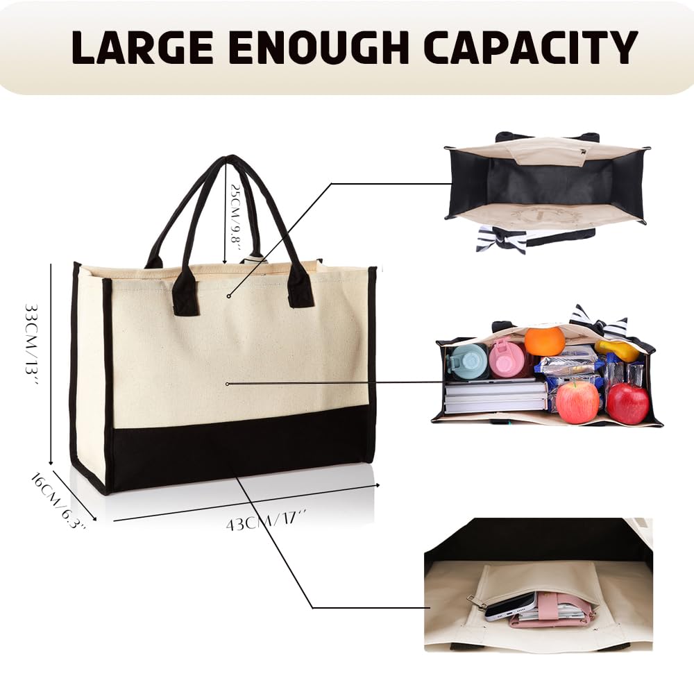 QLSKO 40th Birthday Gift Canvas Tote Bag for Women,N°40 EST.1984 Keepsake Beach Bag 40 Party Birthday Present supplies for Her (40th Basic)