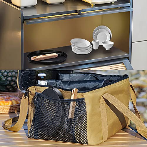 bodkar Frying Pan Skillet 8-inch Flat Crepe Pan, Lightweight Grill Pan with Wooden Handle for Camping Indoor Outdoor Cooking