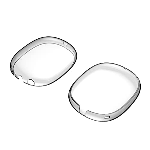 Fottos Case Cover Protective for AirPods Max Headphones, Compatible with Apple AirPods Max, Protective Silicone Sleeve Case for Air Pods Max Headphone(Transparent)