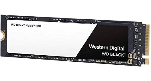 WD Black 250GB High-Performance NVMe PCIe Internal - M.2 2280, 8 Gb/s - WDS250G2X0C