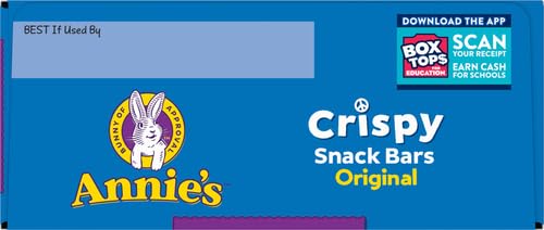 Annie's Organic Original Crispy Snack Bars, Gluten Free, 3.9 oz, 5 ct.