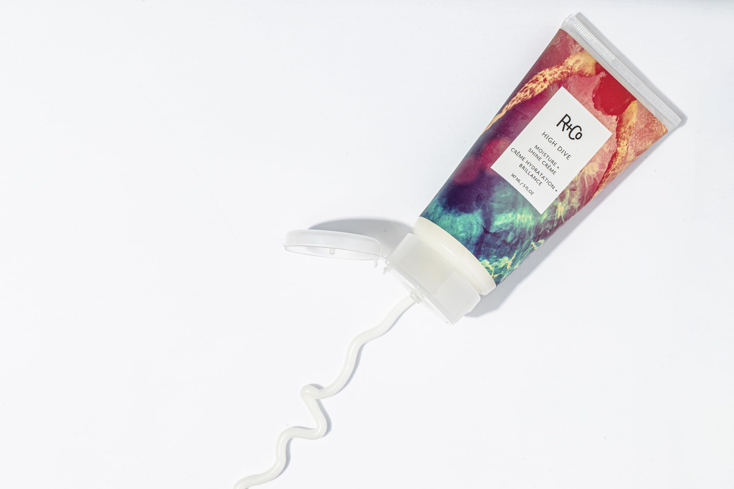 R+Co High Dive Moisture and Shine Crème | Deep Hydration + Softens + Eliminates Frizz | Vegan + Cruelty-Free | 5 Oz