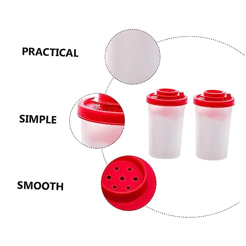Container 2pcs Shaker Plastic Container Mini Containers Mini Plastic Containers Bottle JalepenĚo Condiment Outdoor Seasoning Jars Portable Shaker Outdoor