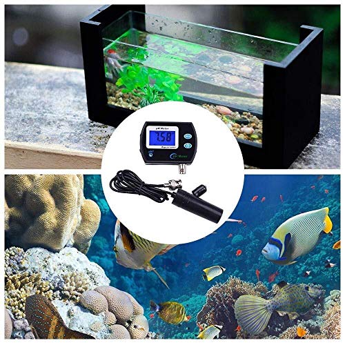 Y-LKUN Water Quality Meter PH Meter Tester Accurate Digital Pen PH-990 Pocket Aquarium Wine LCD PH Test with Large Screen Measuring Tool Moisture Meter
