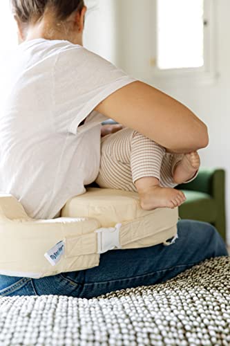 My Brest Friend Original Nursing Posture Pillow With Organic Cotton Slipcover, Cream