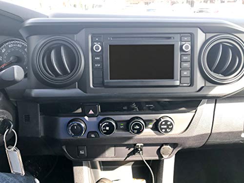Red Hound Auto Screen Saver 2pc Compatible with Toyota Tacoma 2013-2019 Entune Invisible High Clarity Touch Display Protector Minimizes Fingerprints 6.1 Inch