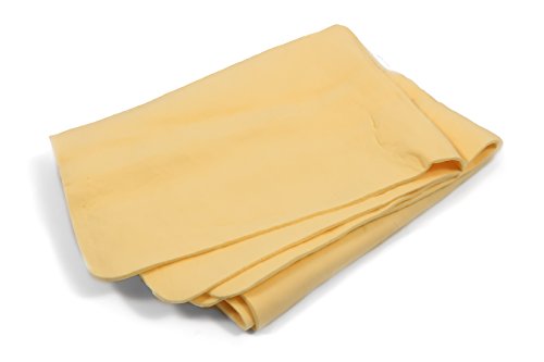 Camco 43575 26" x 17" Ultra Absorbent Synthetic Chamois Towel, Perfect for Home, Kitchen, Car, RV, Pet