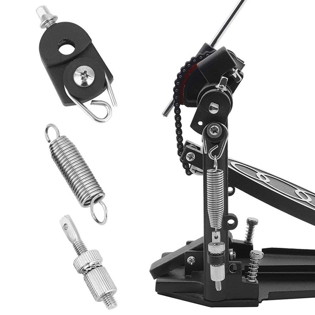 Bnineteenteam Drum Foot Pedal Parts Practical 1 Set DIY Metal Drum Foot Pedal Spring Cam Tensioner Springs Percussion Parts