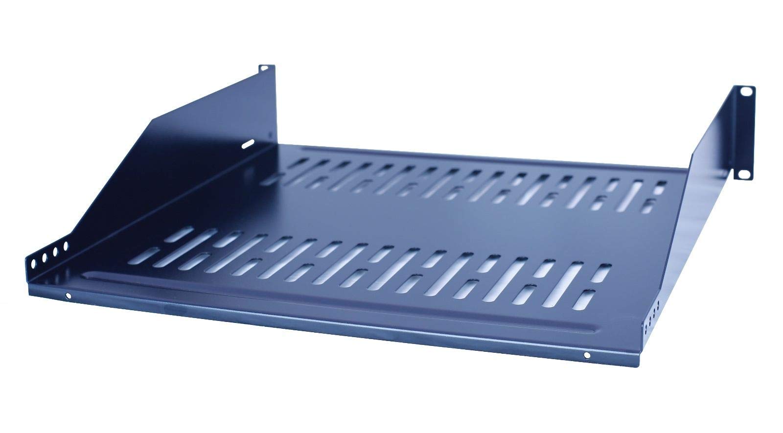RAISING ELECTRONICS 19inch 2U Relay Rack Mount Cantilever Network Shelf 12inch Deep 40LBs Capacity