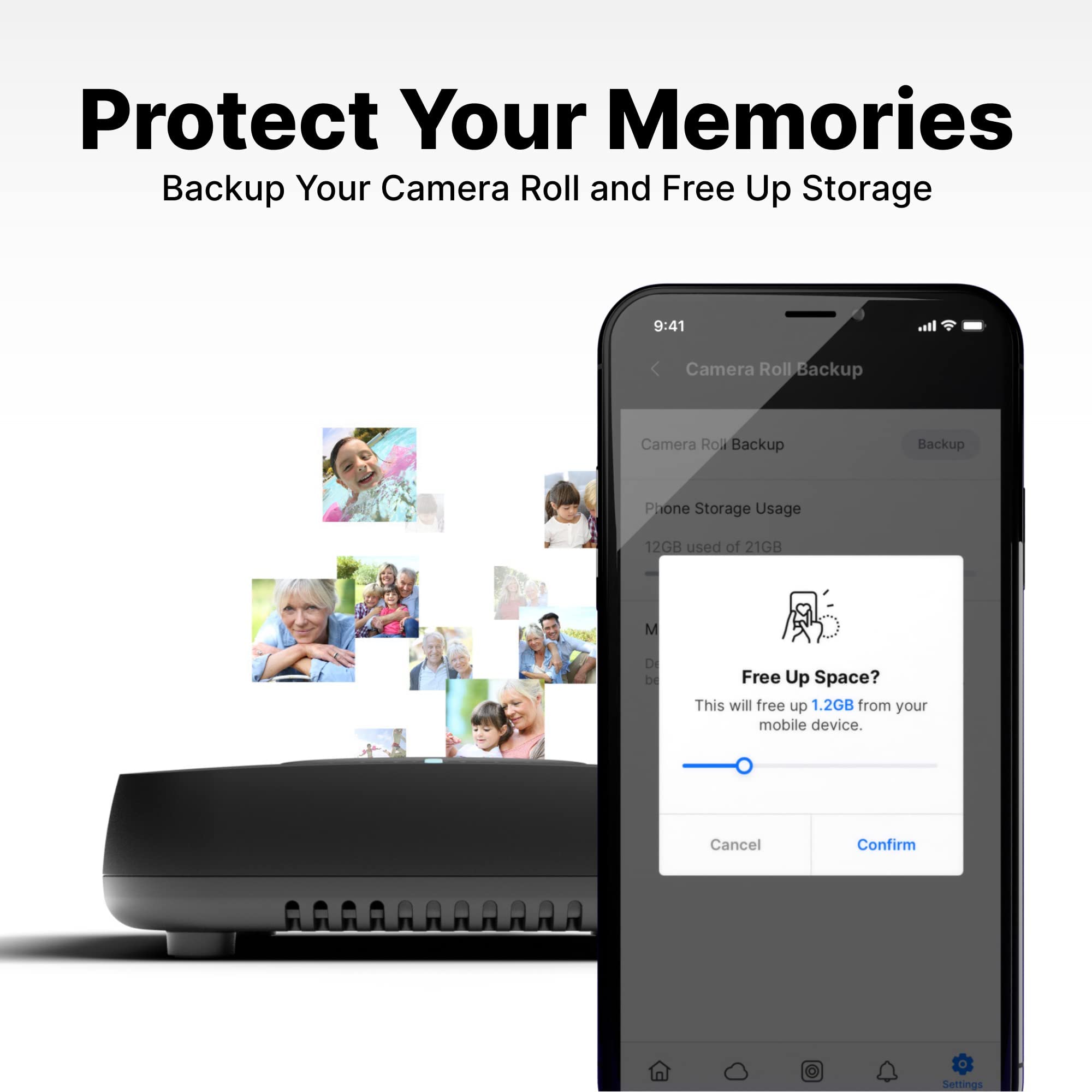 AMBER X Smart Personal Cloud Storage Device for Data Media Files, Built-in 512GB High-Speed SSD with USB Storage, Plex and Home Assistant/iOS/Android/Windows/Mac Compatible