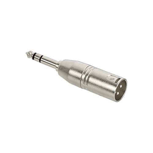 Amazon Basics XLR Female to 1/4 Inch TRS Adapter, silver