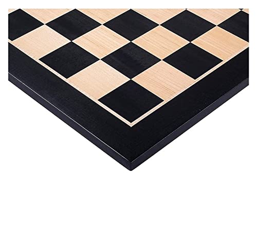 FBITE Portable Chess Set 21.6inch Wooden Chess Board,Chess Board Size Professional Tournament Chess Board Chess Table International Chess